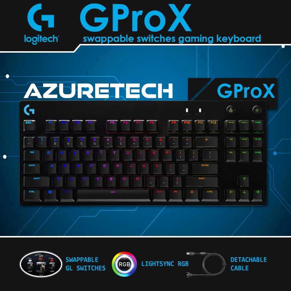 Jual Logitech GPro / G Pro X TKL Mechanical Gaming Keyboard Garansi ...