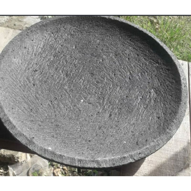 Jual COBEK BATU ASLI PAHAT 50 CM + ULEKAN JUMBO | Shopee Indonesia