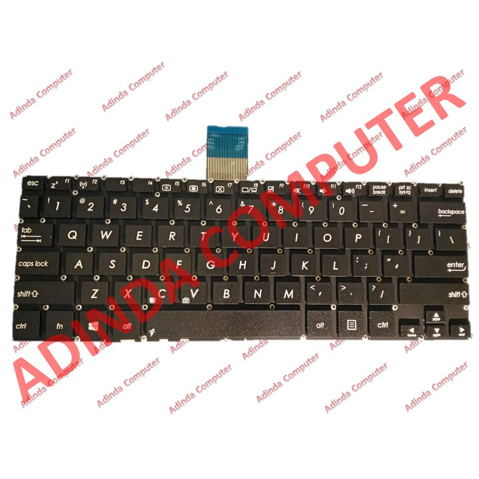 Jual Keyboard Asus Vivobook X200 X200CA X200C X200M X200MA X200LA Black ...