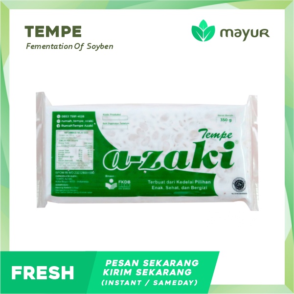 Jual Tempe Super Azaki / A-zaki (320 gram) | Shopee Indonesia