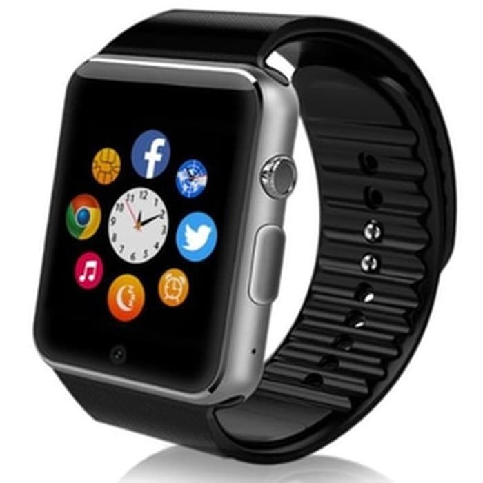 Jual SMART WATCH A1 / SMARTWATCH U10 FULL BLACK SIMCARD MICRO MEMORY ...