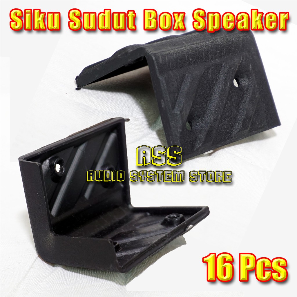 Jual 16 Pcs Siku Sudut Box Speaker / Siku Plastik Box Speaker / Siku ...