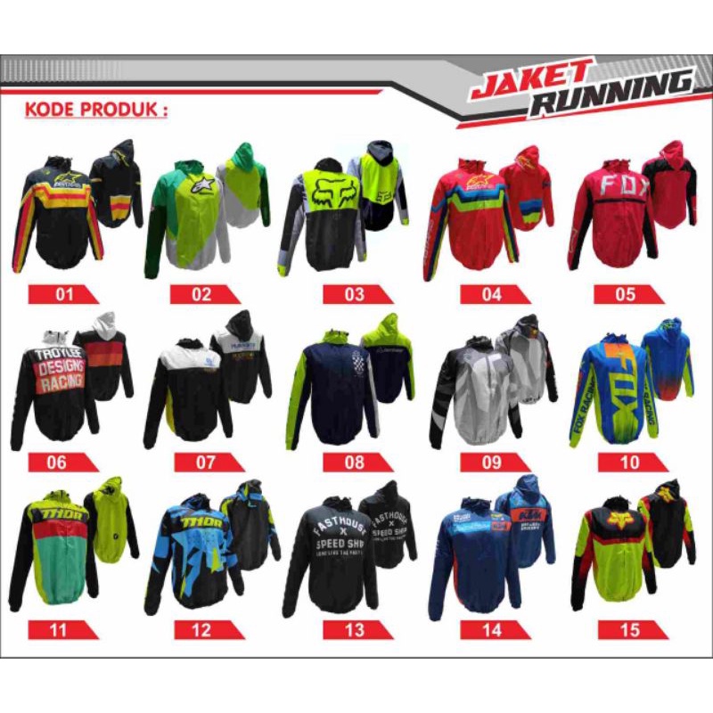 Jual Jaket running 2022 dewasa model racing | Shopee Indonesia