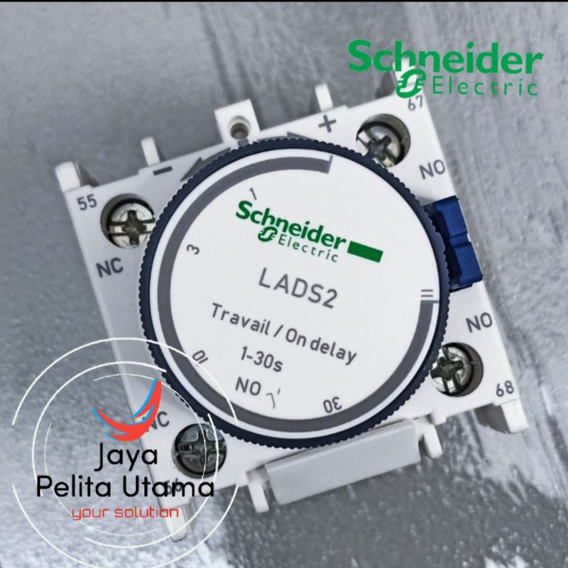 Jual LADS2 timer Schneider travail/on delay 2-30s 038610 | Shopee Indonesia