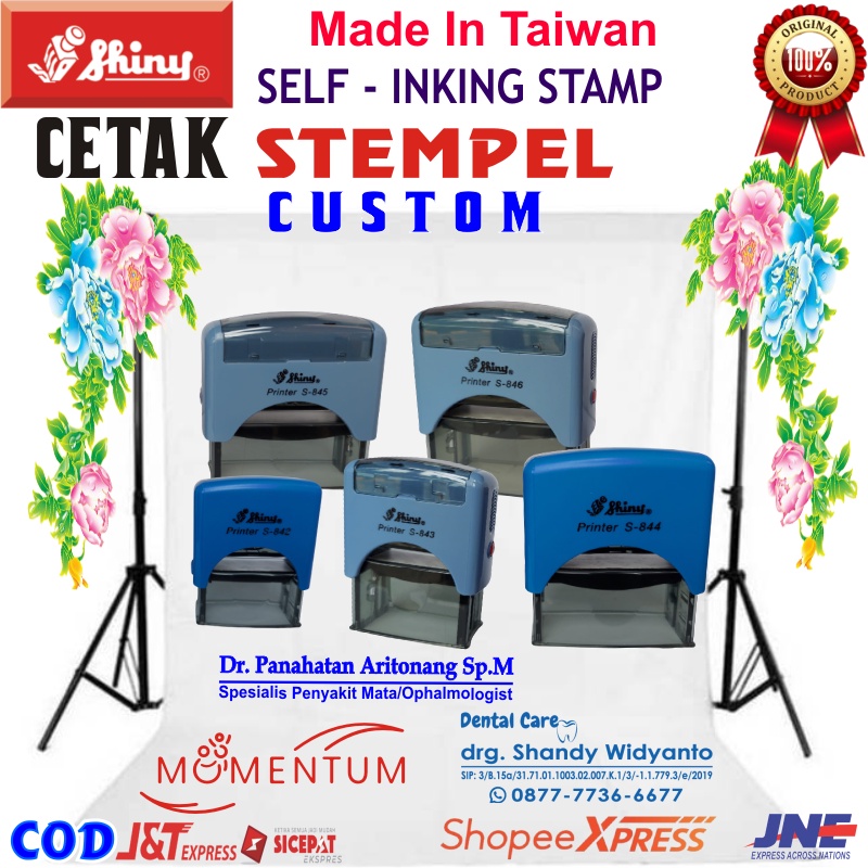 Jual STEMPEL SHINY CUSTOM OTOMATIS I WARNA SEBAGUNA | Shopee Indonesia
