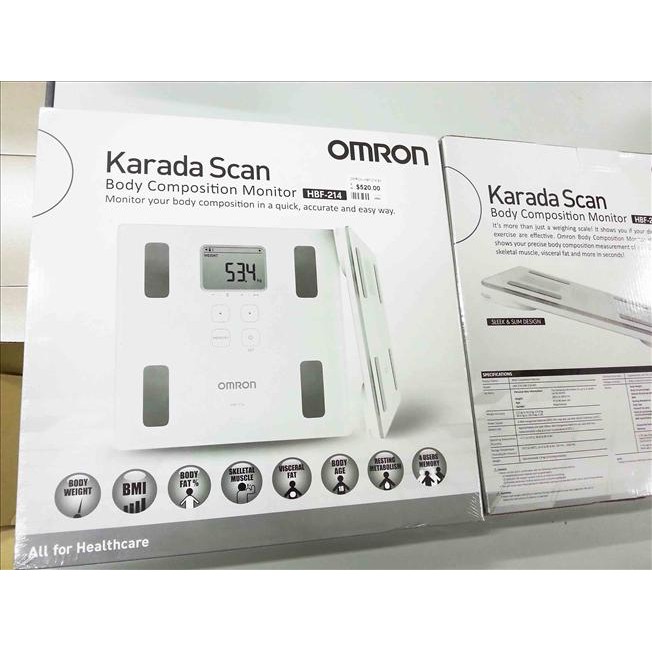 Jual OMRON HBF-214 KARADA SCAN Body Fat Monitor | Shopee Indonesia