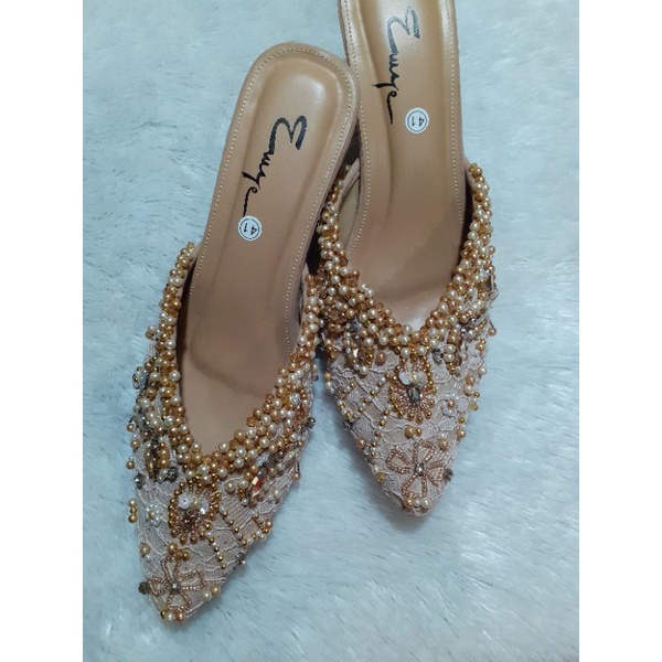 Jual Selgri sepatu Payet brukat manten | Shopee Indonesia
