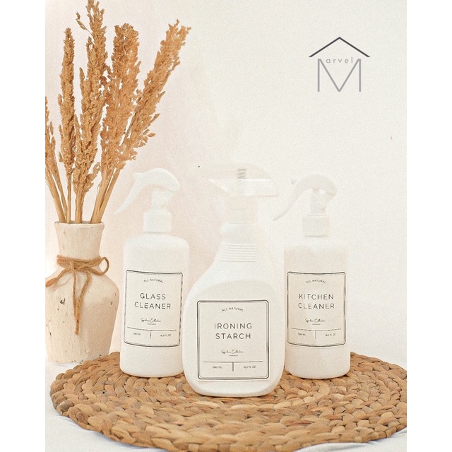 Jual BOTOL SABUN PEMBERSIH BOTOL DAPUR KACA SETRIKA SPRAY 500ML REFILL ...