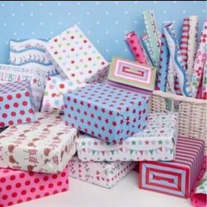 Jual Packing Bungkus Kado Beserta Kartu Ucapan | Shopee Indonesia