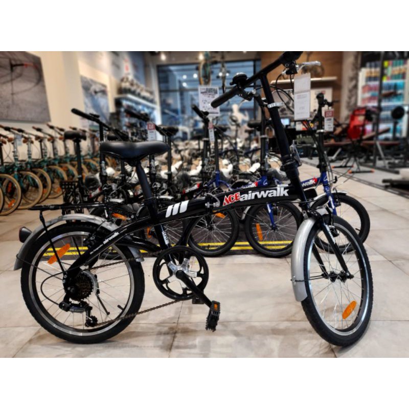 Jual Sepeda Lipat ACE Airwalk Expresso 20 Inci 6-Speed | Shopee Indonesia