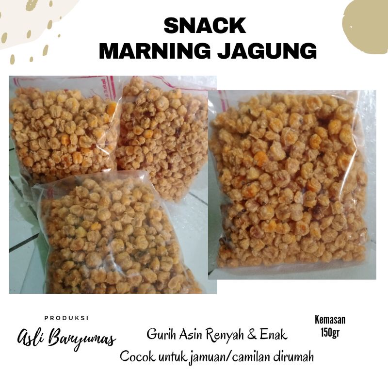 Jual SNACK MARNING JAGUNG | KHAS BANYUMAS | HARGA TERJANGKAU | FREE ...