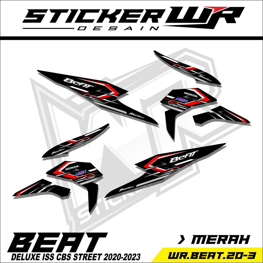 Jual Sticker Stiker Beat - Striping Aksesoris Body Motor Honda Beat ...