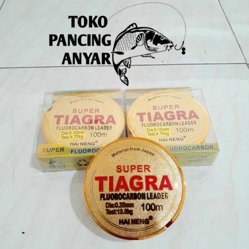 Jual Senar Super TIAGRA flurocarbon Leader 100m | Shopee Indonesia