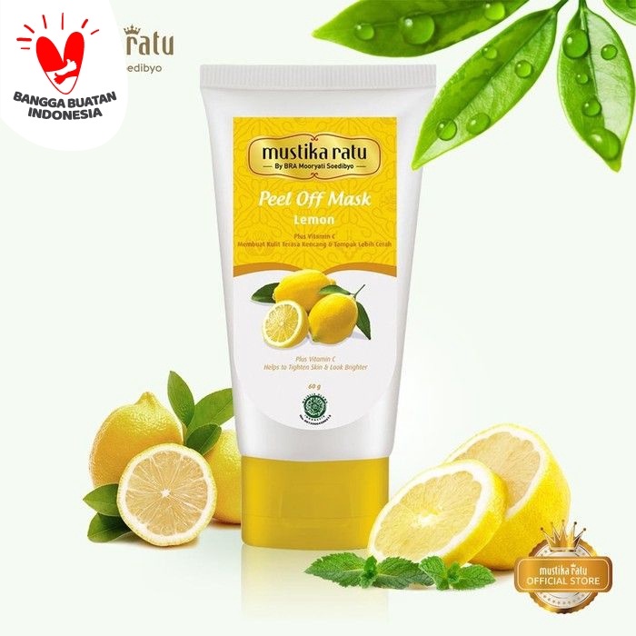 Jual MASKER WAJAH LEMON MUSTIKA RATU PEEL OFF MASK LEMON 60 GR ORIGINAL ...