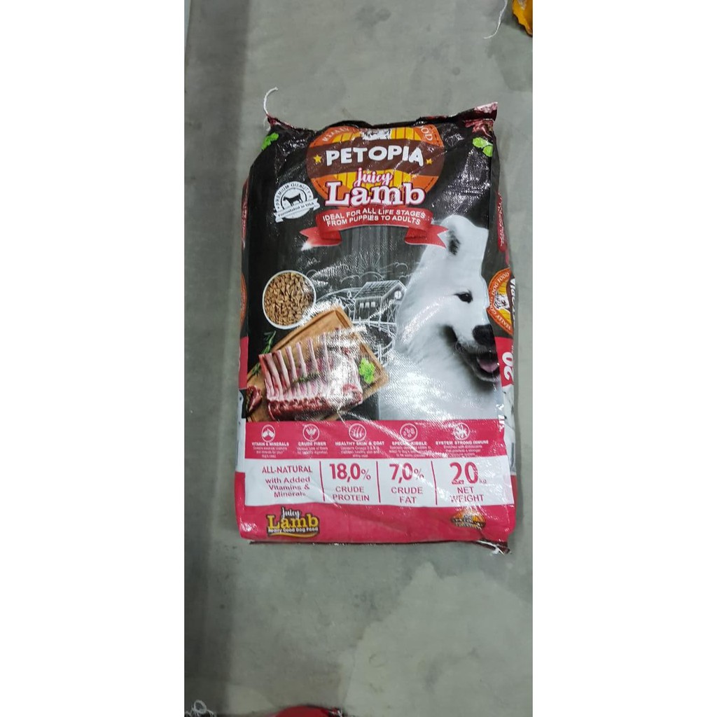 Jual PETOPIA DOG FOOD 20 KG/MAKANAN ANJING | Shopee Indonesia