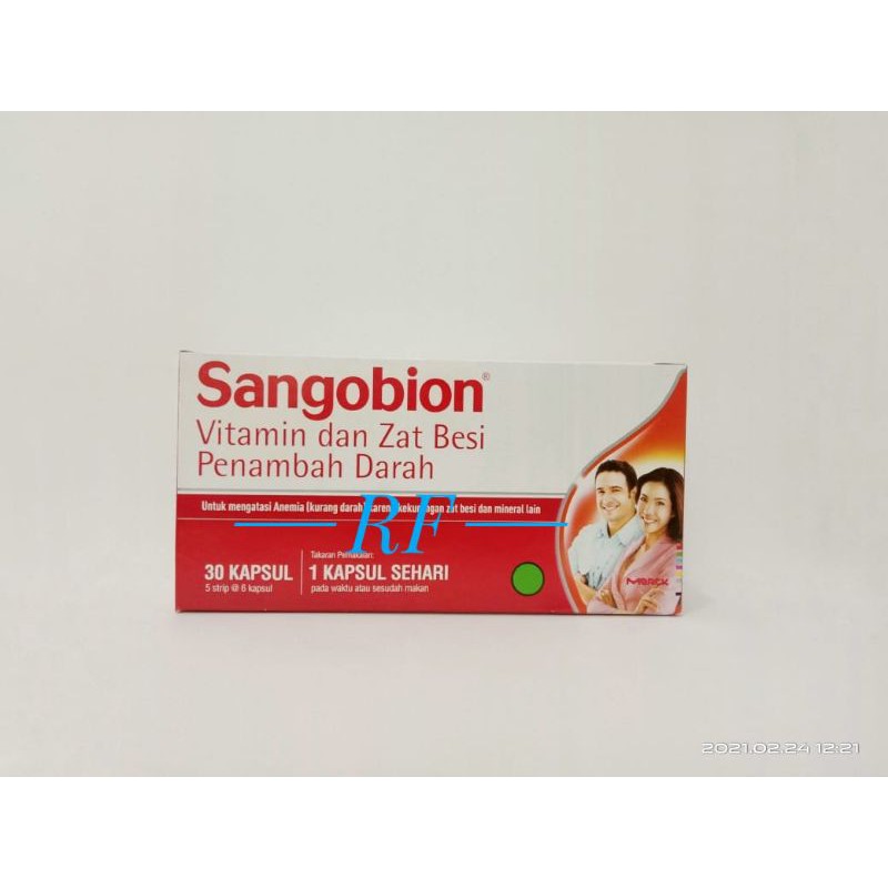 Jual Sangobion Capsule isi 30 (P&G) | Shopee Indonesia