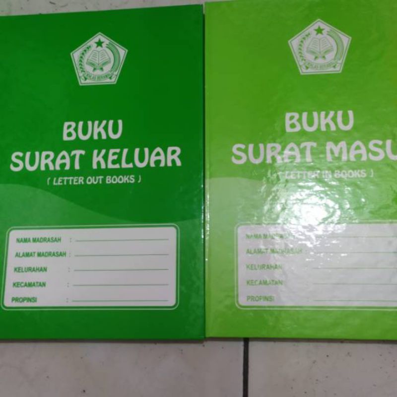 Jual Buku surat keluar logo kemanak | Shopee Indonesia