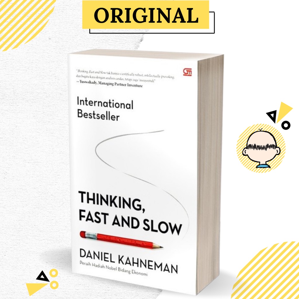 Jual Buku Thinking, Fast and Slow (Cover Baru) Daniel Kahneman | Shopee ...