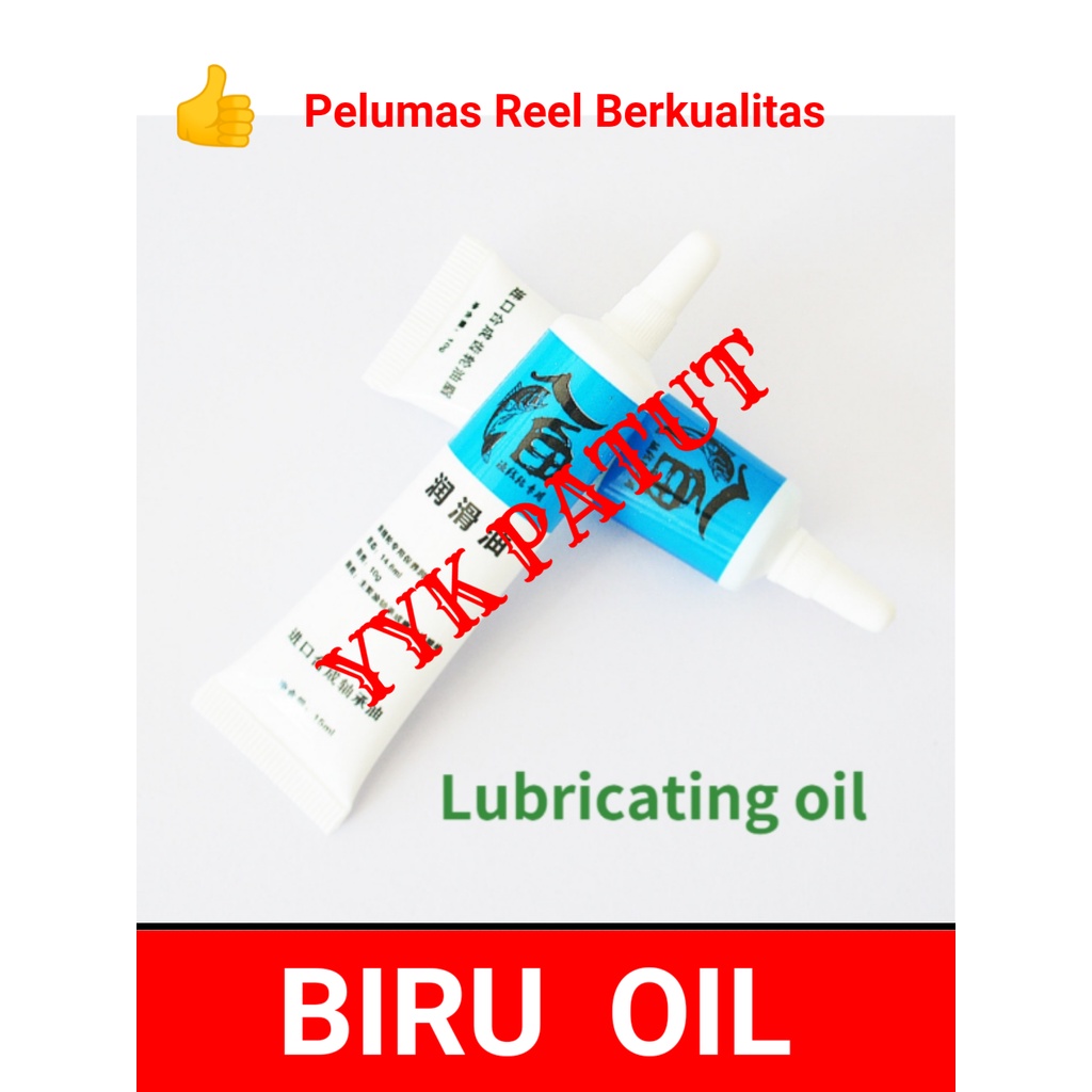 Jual OIL biru pelumas grease ditis 1 set 2 buah minyak perawat reel ...