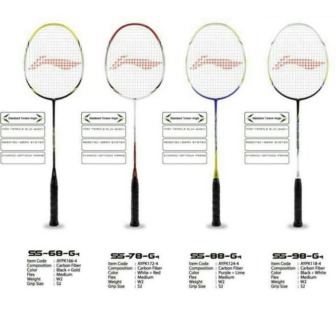 Jual Original Raket Badminton Lining Ss 88 G4 | Shopee Indonesia
