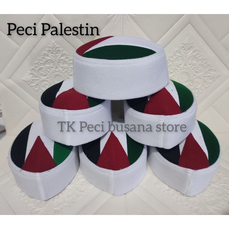 Jual KODIAN ISI 20 PCS Peci Palestin PUTIH & HITAM KOPYAH TERBARU ...