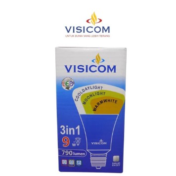 Jual Lampu LED Visicom 3 In 1 9 Watt Murah Lampu Tidur 9W | Shopee Indonesia