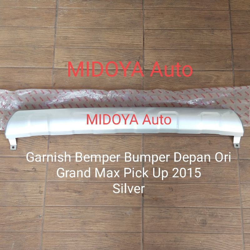 Jual Garnish Bumper Depan Silver Grand Max Pick Up 2015 ori | Shopee ...