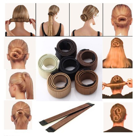 Jual Ikat Rambut Strap Hair Bun Maker / Magic Hairbun / Cepol Donut ...