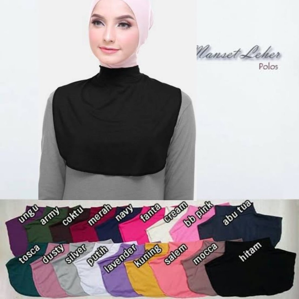 Jual Manset Leher Polos Dalaman Hijab termurah | Shopee Indonesia