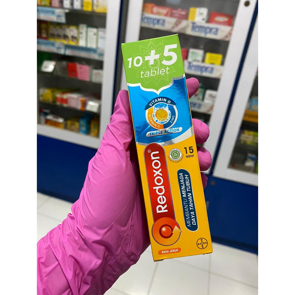 Jual REDOXON CDR CALDECE FORTOS PROTECAL 10 DAN 15 TABLET VITAMIN C ...