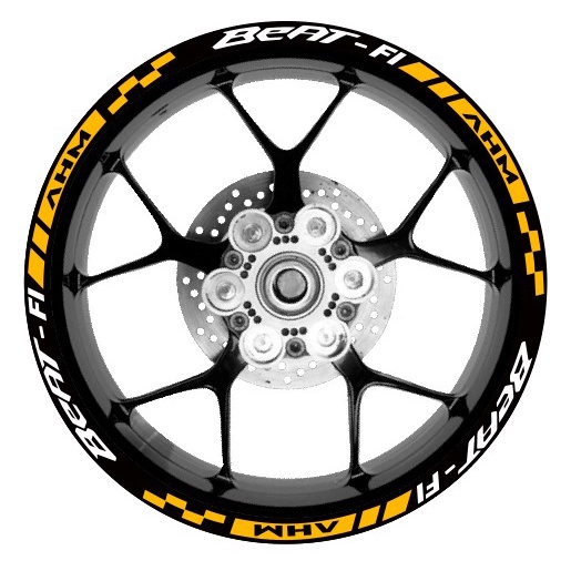 Jual STIKER VELG BEAT FI AHM NEW DESIGN ZFSTIKER | Shopee Indonesia