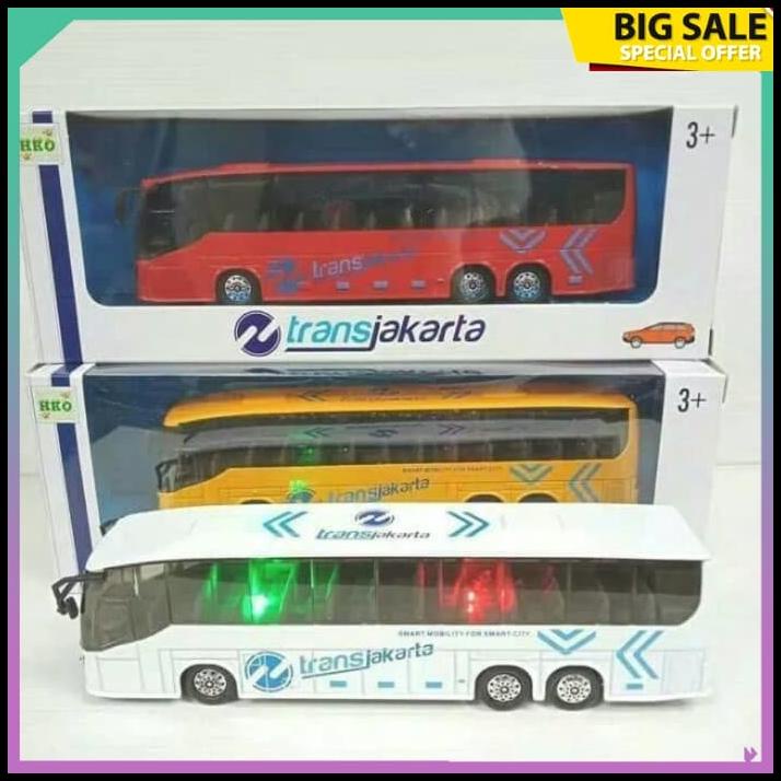 Jual Qt608 Sale Diecast Busway Transjakarta - Miniatur Bus Trans ...