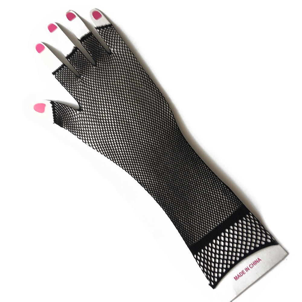 Jual LTX-19 sarung tangan lengan panjang long fishnet net gloves ...