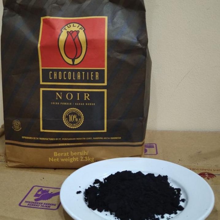 Jual Tulip Noir Cocoa Powder 100gr Bubuk Coklat Hitam Black Chocolatier ...