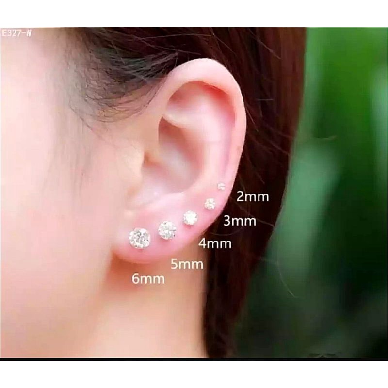 Jual Anting stud tusuk permata xuping Lapis Emas 18k | Shopee Indonesia