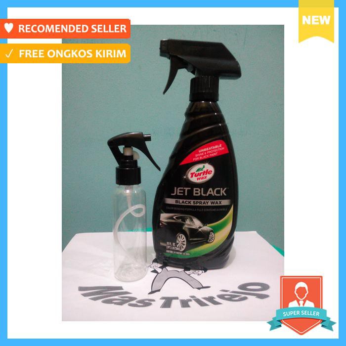 Jual TURTLE WAX JET BLACK BLACK SPRAY WAX ( KEMASAN REPACK 94 ML ...