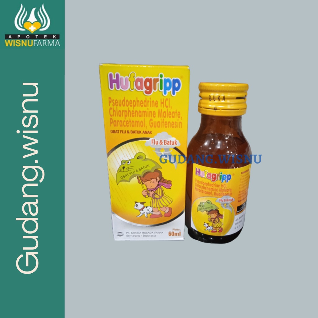 Jual HUFAGRIP KUNING BATUK BERDAHAK & PILEK | Shopee Indonesia