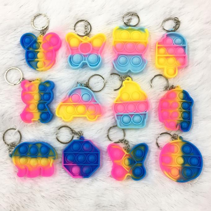 Jual Bintang Makmur - Gantungan Kunci Pop It / Fidget Toy Keychain Pop ...