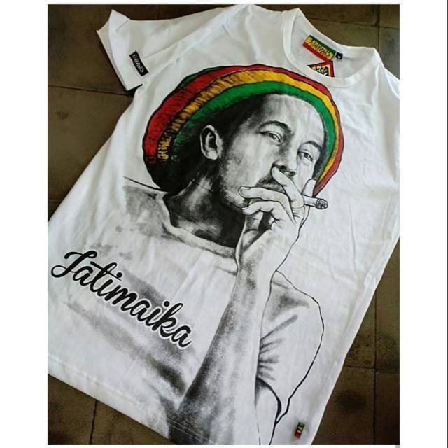 Jual Kaos bob marley baju reggae rasta original jamaica rege ska tees ...