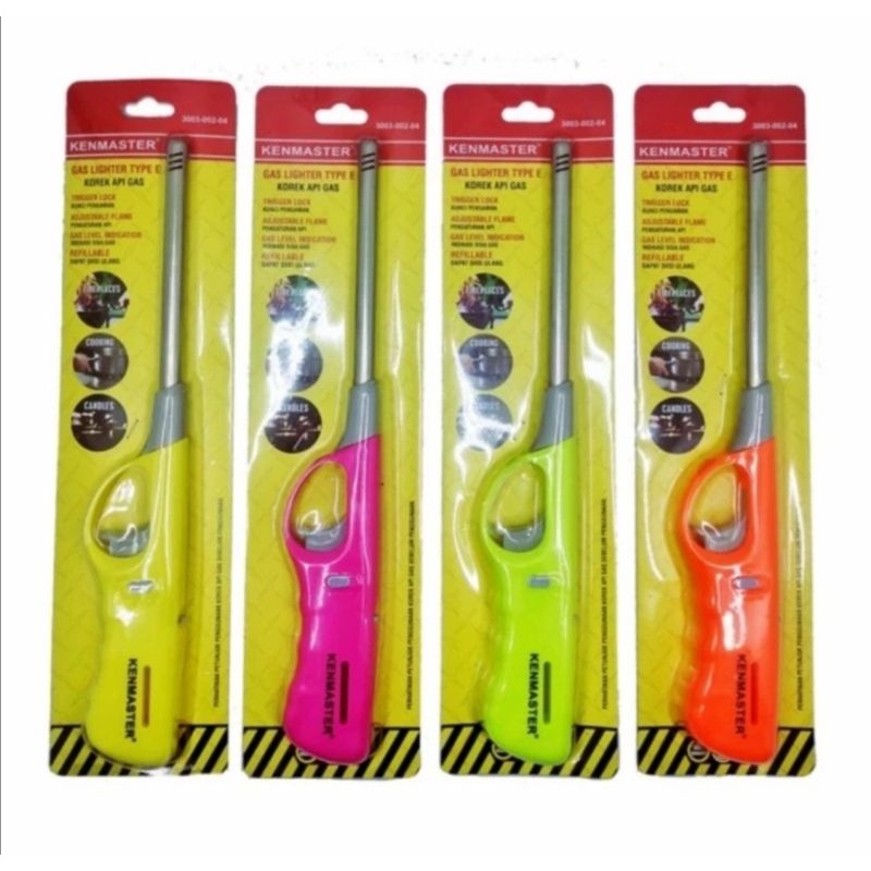 Jual Korek Gas Kenmaster Pematik Api Gas Lighter Panjang | Shopee Indonesia