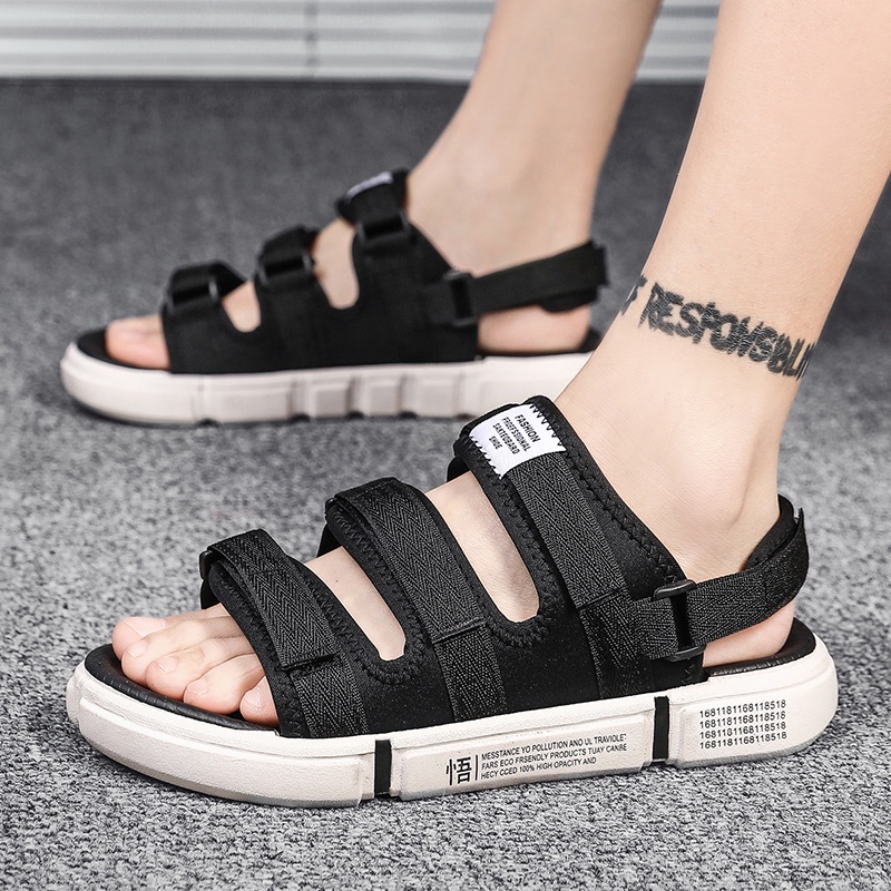 Jual [ 100% IMPORT +Barang Ready ] - SENDAL PRIA /Sendal pria Kekinian ...