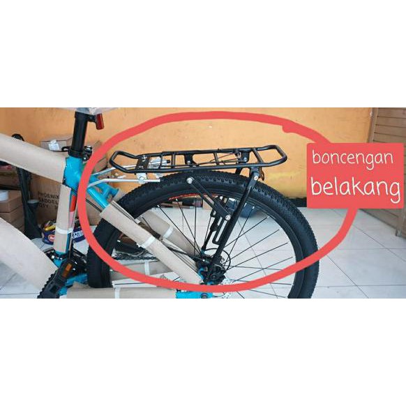 Jual Boncengan Rack Pannier Bagasi Touring Alloy Belakang Sepeda Bisa ...