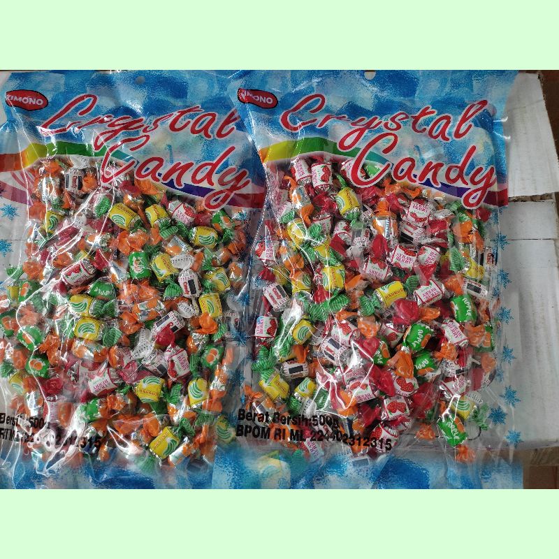 Jual Kimono Permen Crystal rasa buah - 500 gr | Shopee Indonesia
