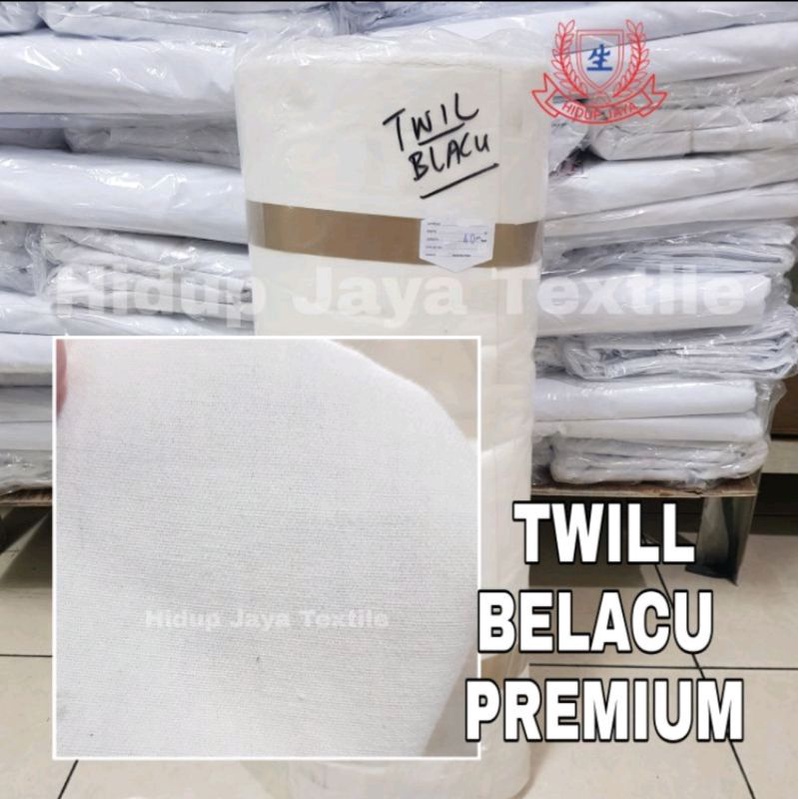 Jual Kain Belacu Twill Premium Lb 150 cm ROLL Blacu Twill Totebag Tas ...