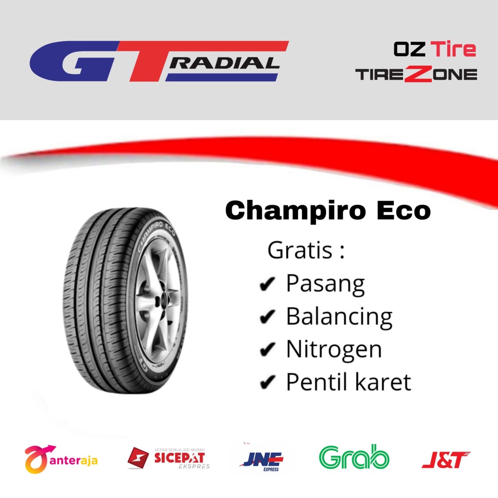 Jual BAN MOBIL GT RADIAL 185/70 R14 CHAMPIRO ECO-G | Shopee Indonesia