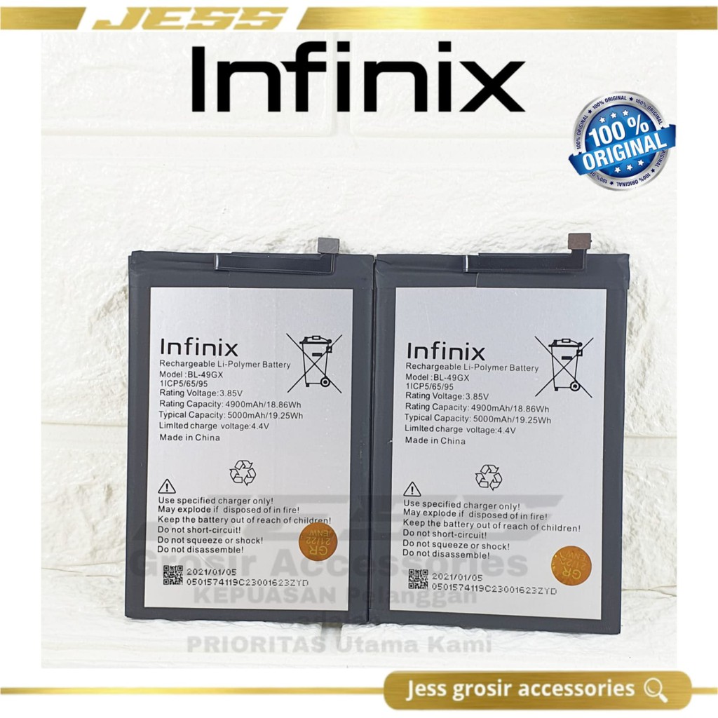 Jual Baterai Battery Original Infinix SMART 5 , X657 , X657B , X657C ...