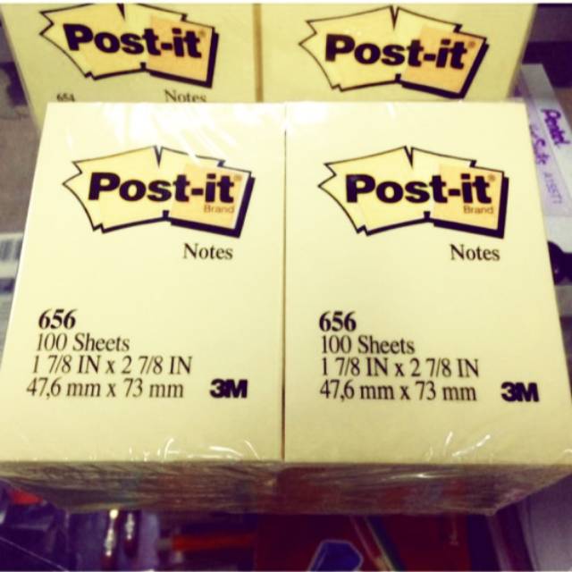 Jual Sticky note Post it 656 yellow 3M | Shopee Indonesia