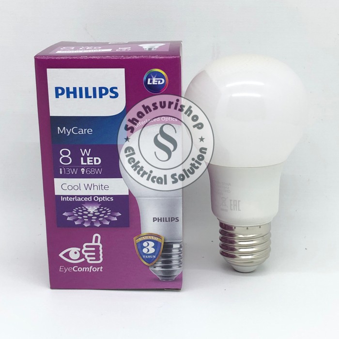Jual LAMPU LED PHILIPS 8W 8 W WATT 4000K NEUTRAL COOL WHITE | Shopee ...