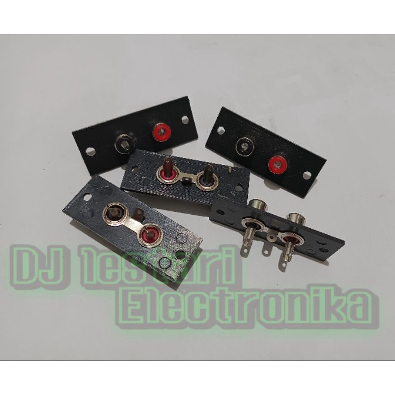Jual Soket RCA 2 pin/soket input output/soket RCA dua pin/soket audio ...