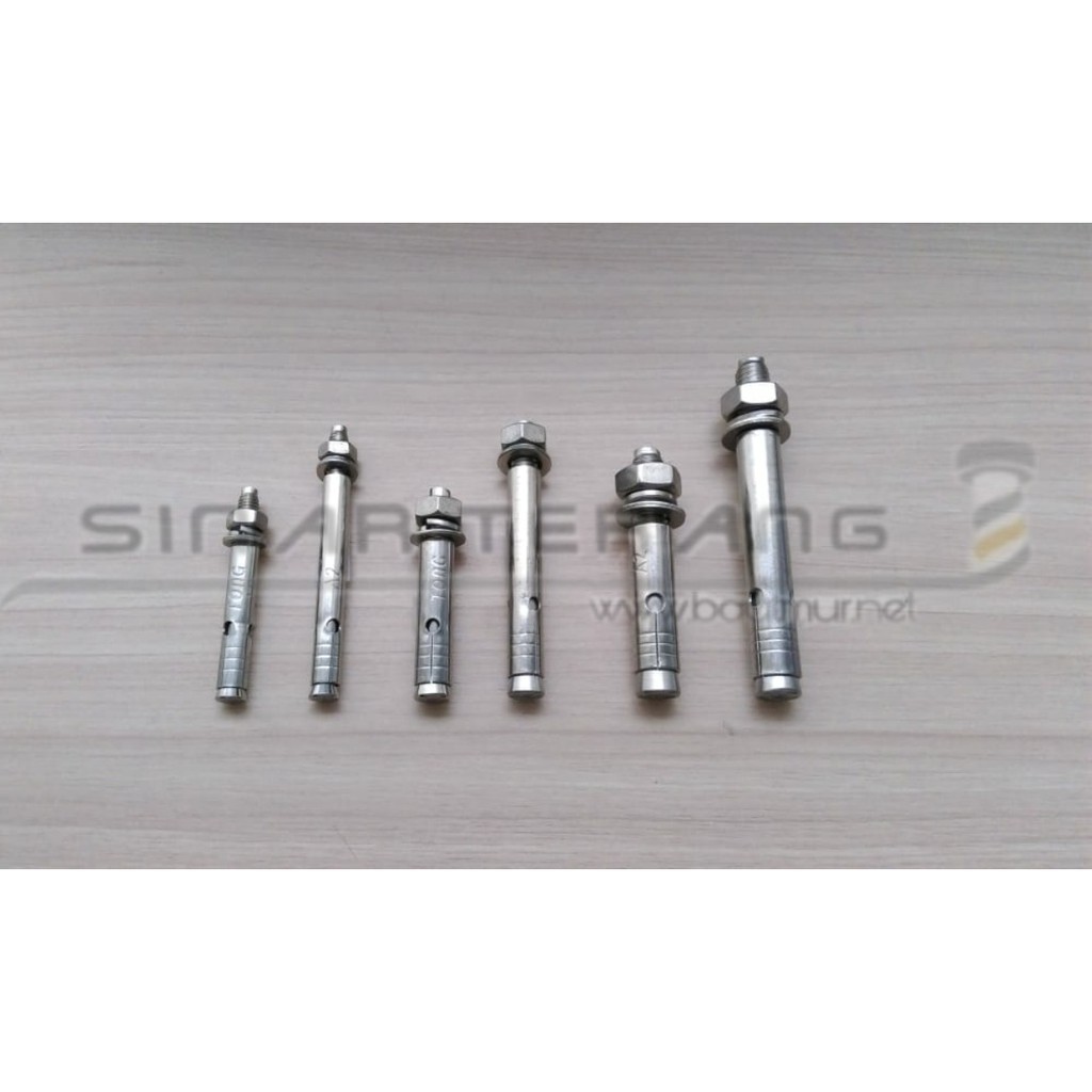 Jual Dynabolt Dinabolt SS 304 M10 X 50 - Anchor Stainless Steel SUS 304 ...